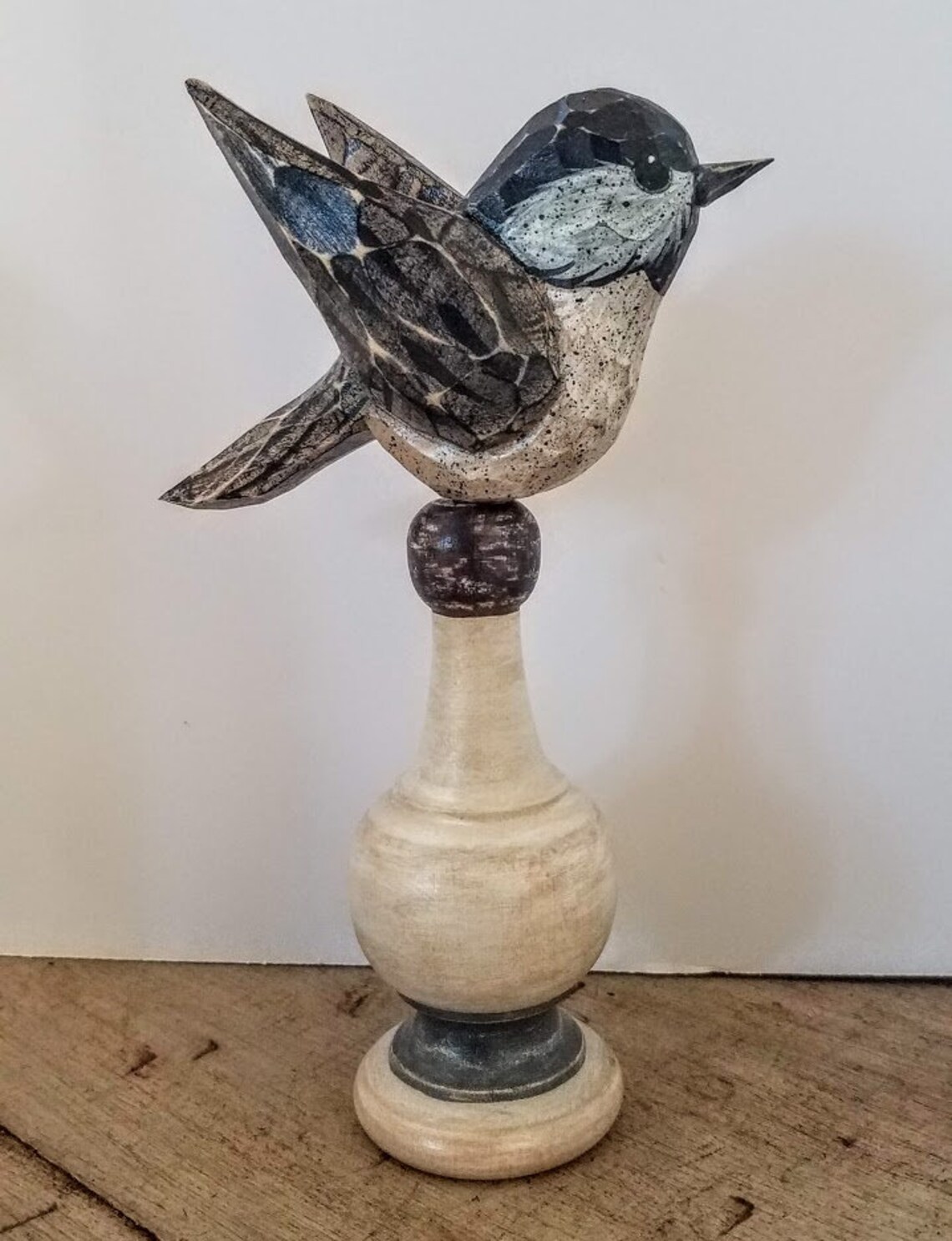 Chickadee Christmas Tree Topper - Etsy