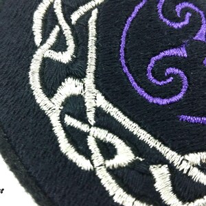 Large Royal Triskele Celtic Knot Patch - Etsy
