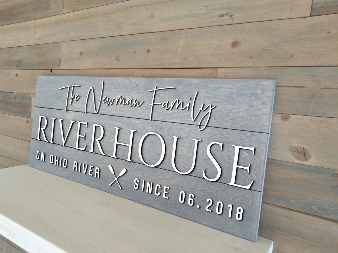 River House Sign, River House Decor, Welcome to the River, River Signs ...