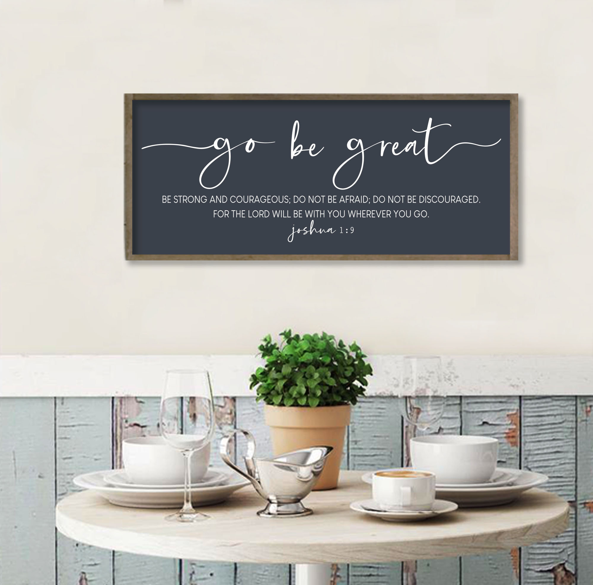 Bible Verse Sign Scripture Glass Art Sign Wall Decor Glass Art God is ...