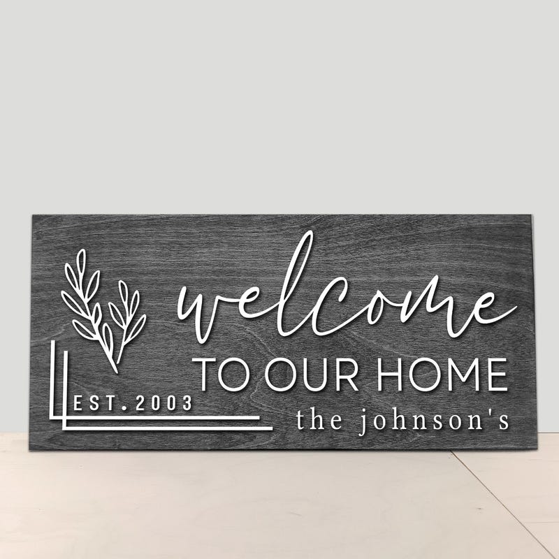 Welcome to Our Home - Etsy