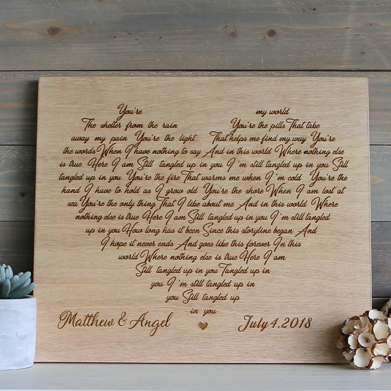 First Dance Lyrics - Etsy
