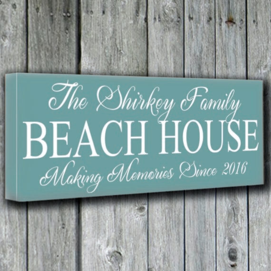 Beach House Decor Signspersonalized Beach House Family Name - Etsy