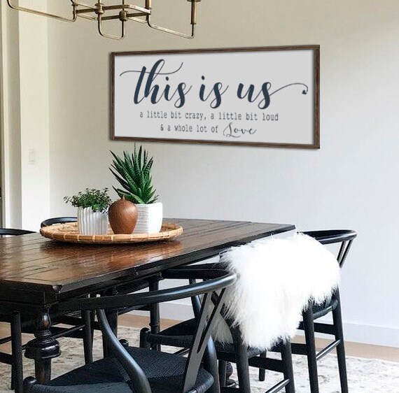 This is Us Family Sign Farmhouse Wall Decor Family a | Etsy