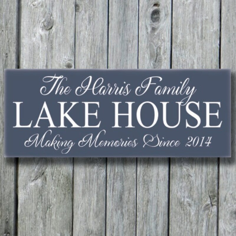 Lake Cottage Sign - Etsy