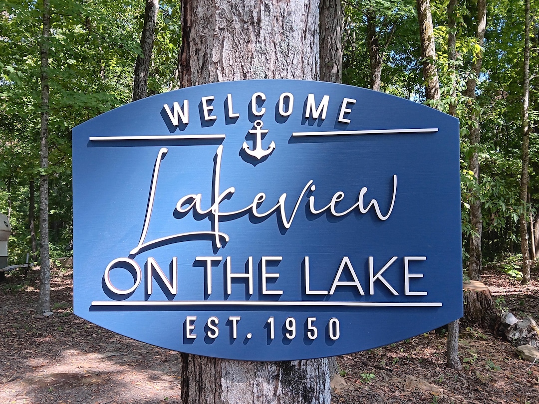 Wooden Business Sign, Custom Airbnb Sign, 3D Sign, Personalized Sign ...