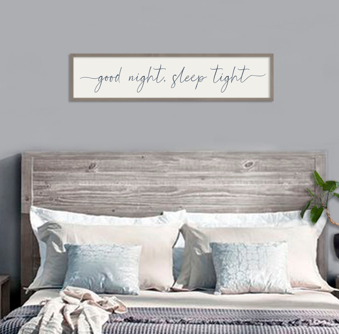 Guest Bedroom Sign Good Night Sleep Tight Guest Room Wall | Etsy
