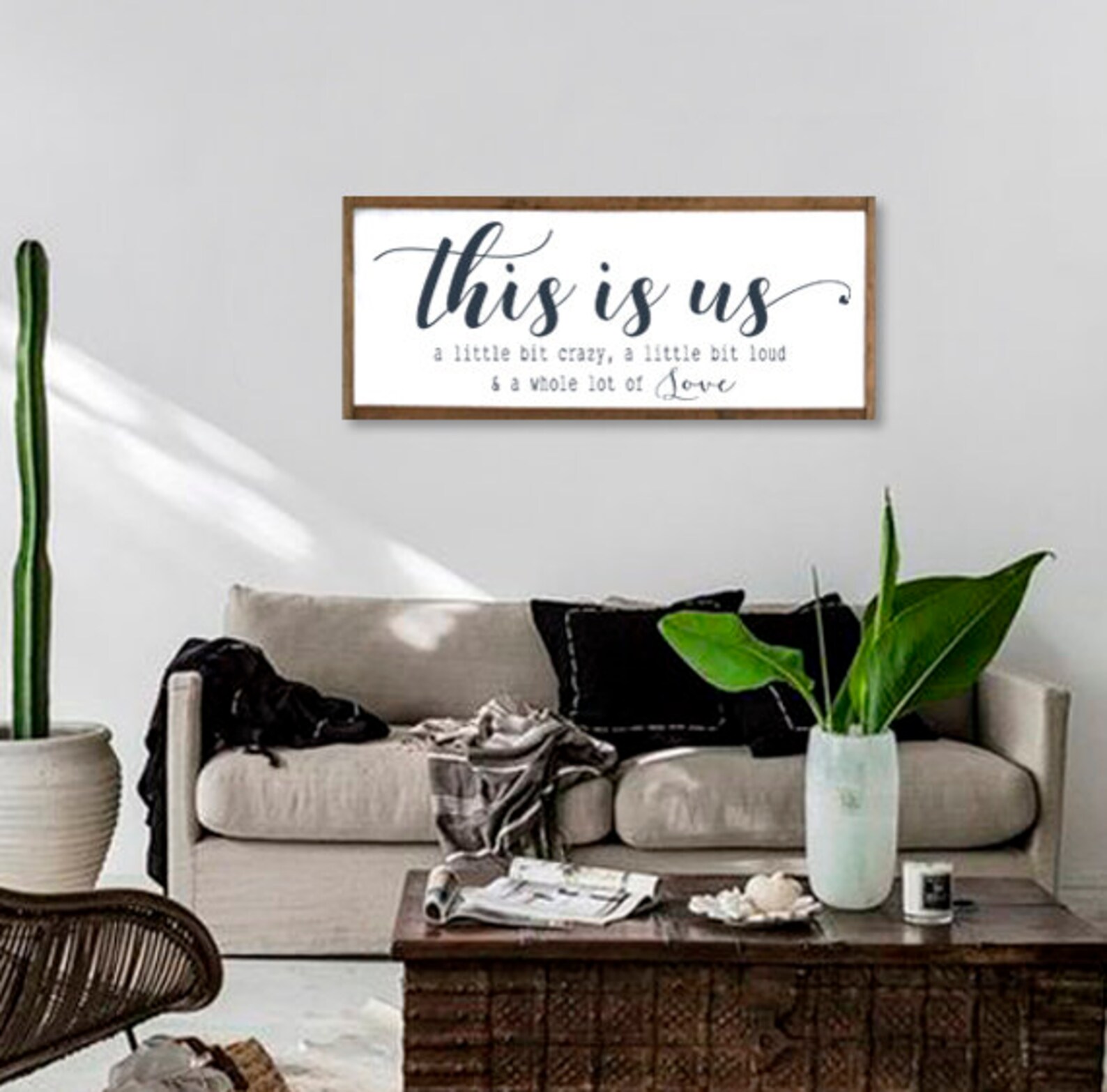 This is Us Family Sign Farmhouse Wall Decor Family a | Etsy