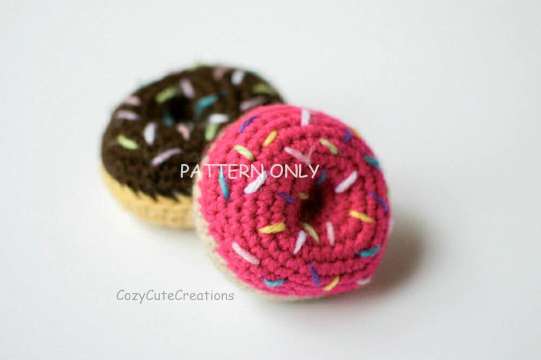 Crochet Mini Donut Pattern, Play Food (PDF Pattern) - Etsy