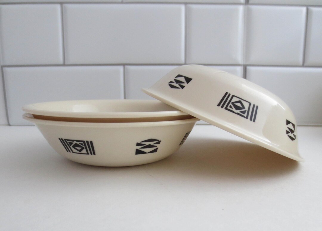 Corelle TRIBAL SPIRIT Berry Bowl Set ~ 3 Small 5-3/8" Desert, Sauce or ...