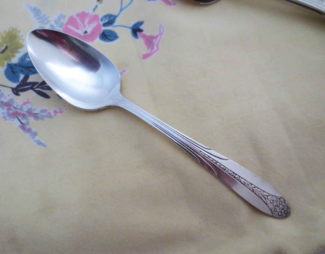 Princess Royal Silverplate Serving Spoon ~ Solid Silver Plate ...