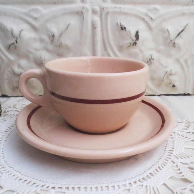 Diner Cup and Saucer - Etsy