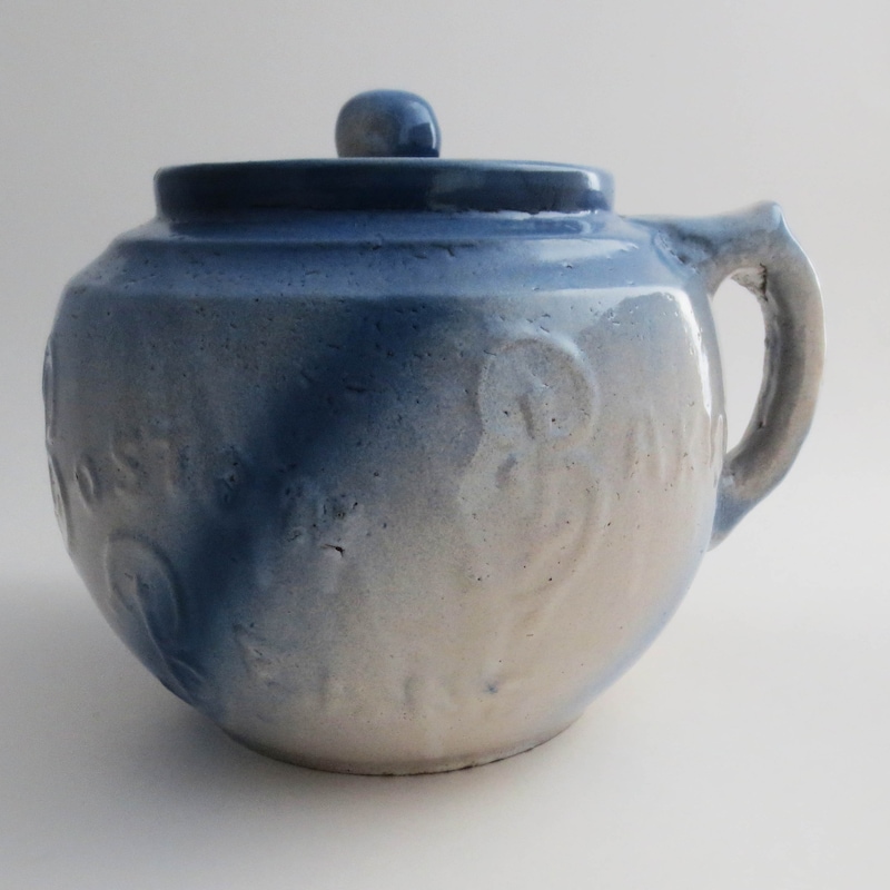 Stoneware Bean Pot - Etsy