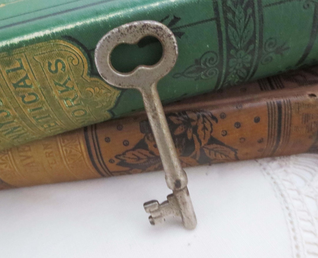 Authentic Antique Skeleton, Key 11 on Flag, 2-3/4 Long, Old Industrial ...