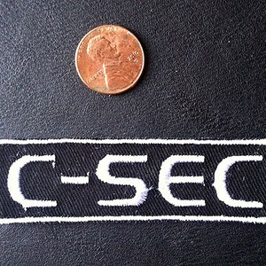 Mass Effect C-sec Embroidered Patch - Etsy