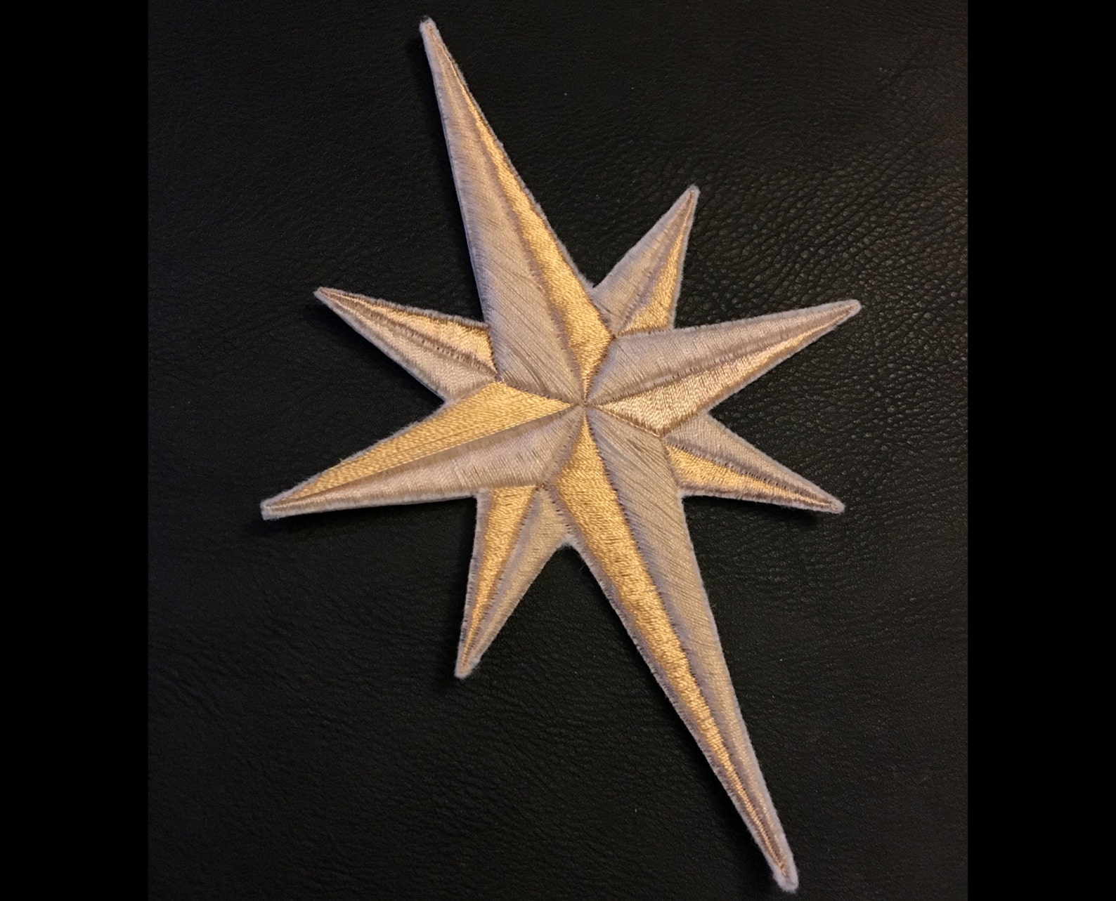 2-toned Star Embroidered Patches - Etsy