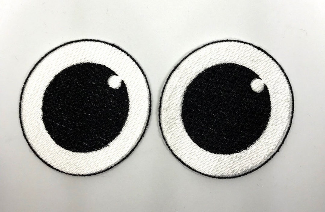 Cartoon Eye Embroidered Patches - Etsy