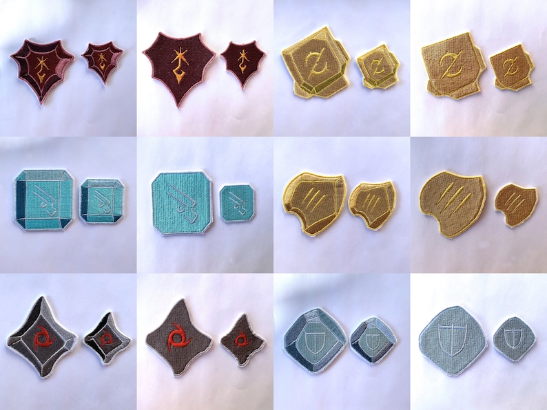 FFXIV Soul Crystal Job Stone Embroidered Patches | Etsy