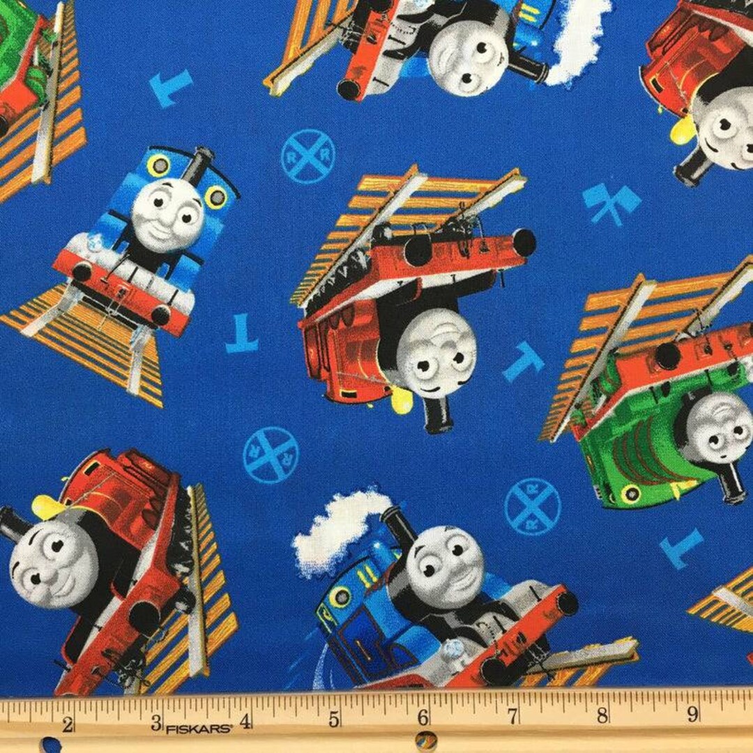 Thomas the Train 100% Cotton Fabric by the Half Yard - Etsy