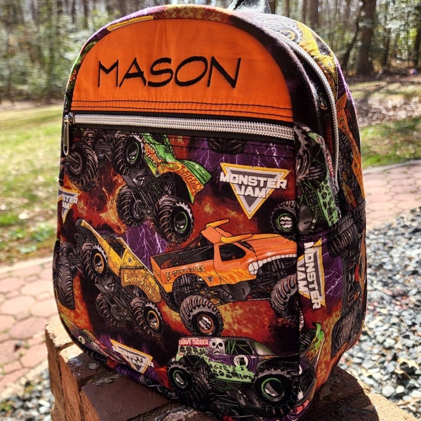 Monster Jam Backpack - Etsy