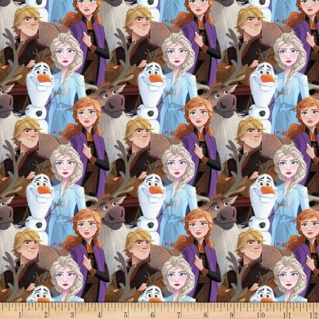 Frozen 2 100% Cotton Fabric by the Half Yard - Etsy