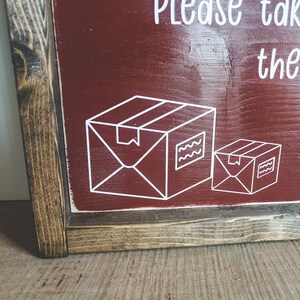 Personalized Porch Snack Basket Sign Mail Delivery Delivery - Etsy
