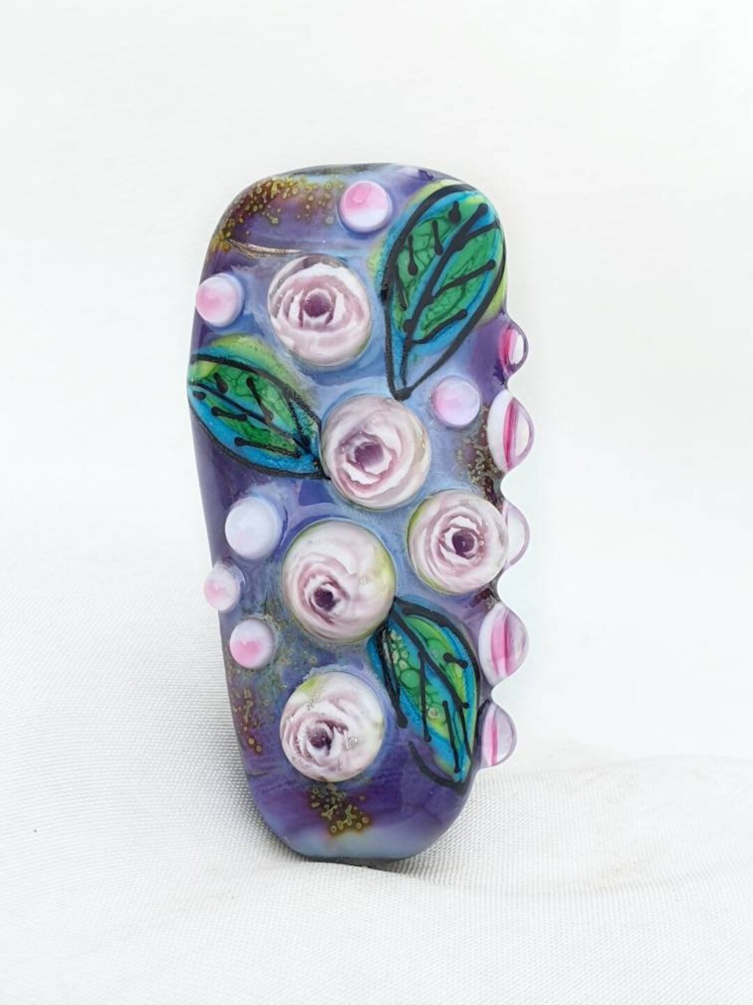Lampwork Bead Artisan Glass Focal Big Bead Lampwork Glass - Etsy