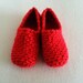 Women's Slippers Red Wool Slippers Ladies House Shoes - Etsy