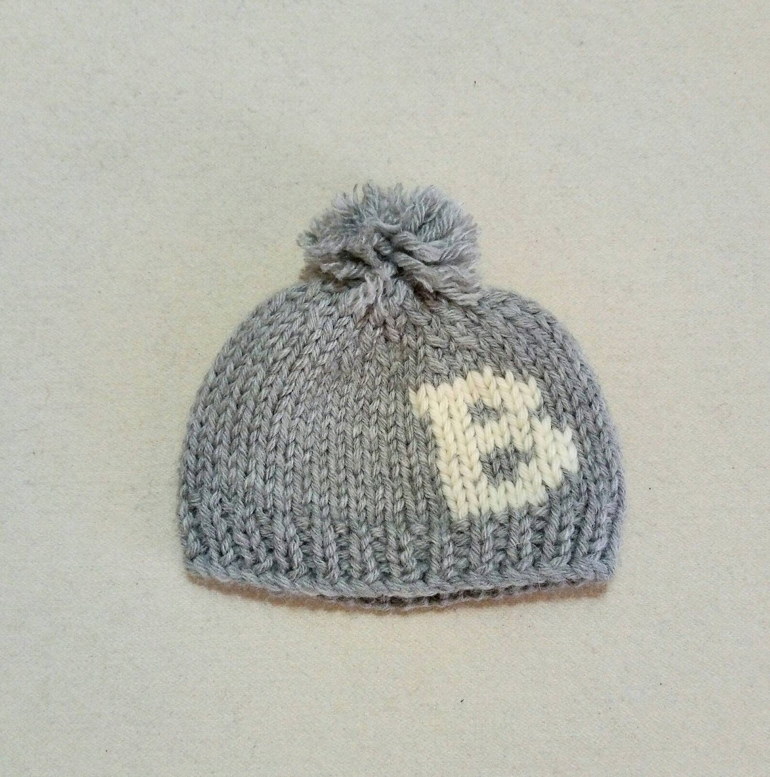 Baby Hat With Name Initial Monogrammed Baby Hat Personalized Baby Hat ...