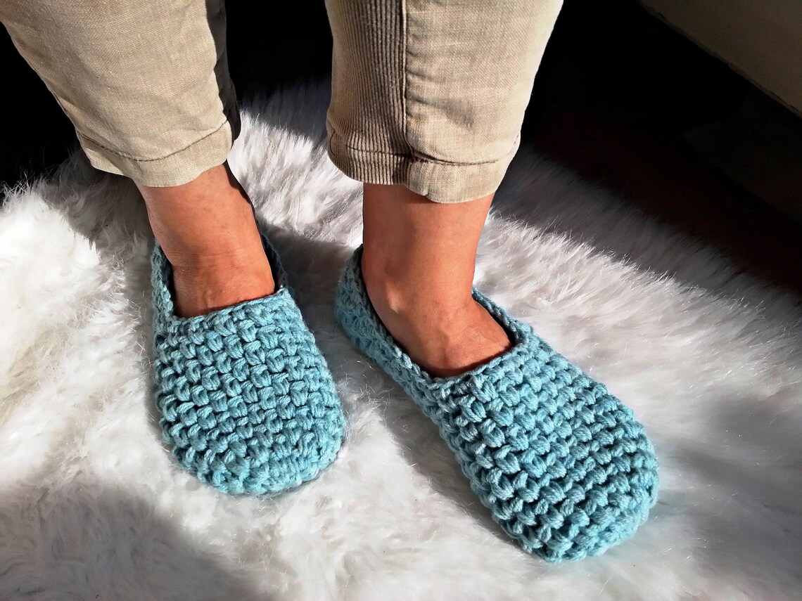 Women's Slippers Turquoise Ballet flats Vegan Shoes | Etsy