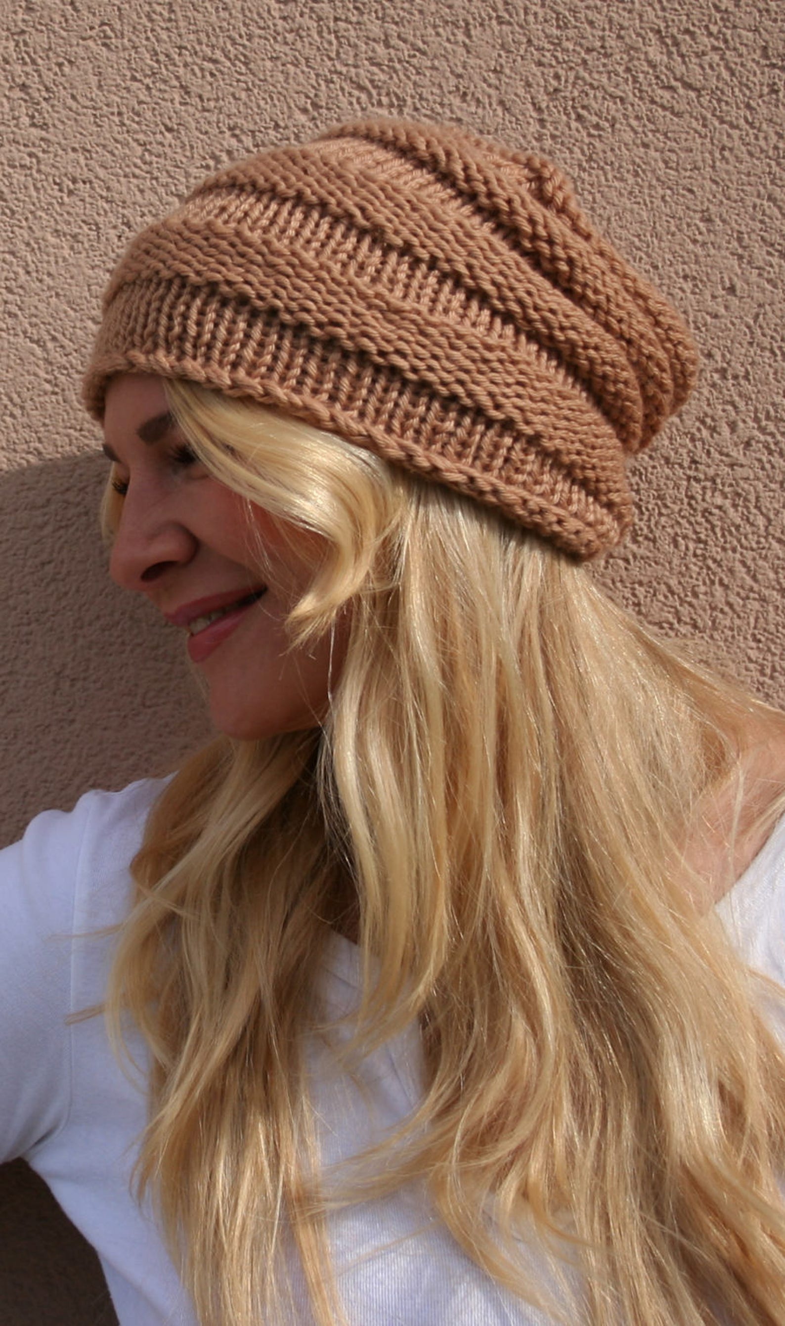 Mushroom Hat Hand Knit Hat Winter Hat Womens Hats - Etsy