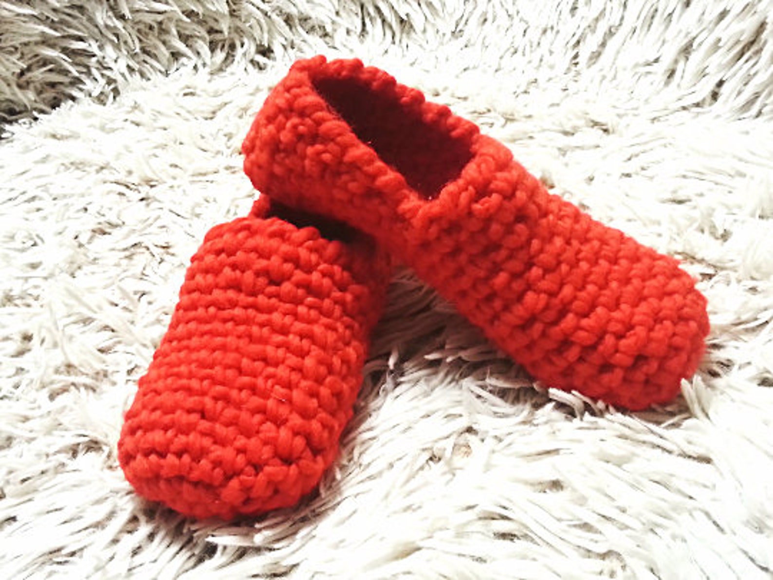 Women's Slippers Red Wool Slippers Ladies House Shoes - Etsy