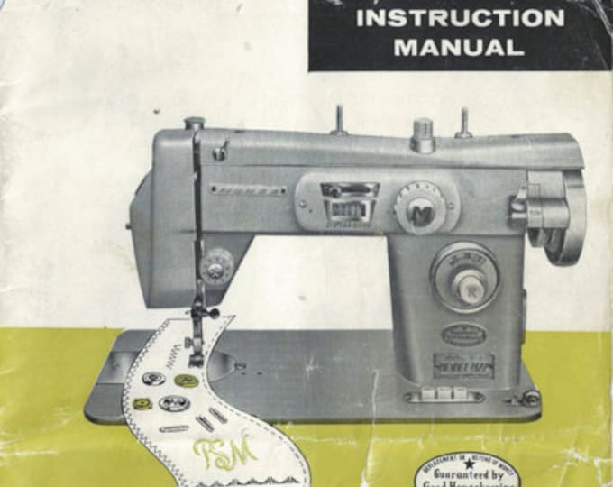 DOWNLOAD Morse Push Button Zig-zag Fotomatic Sewing Machine Manual ...