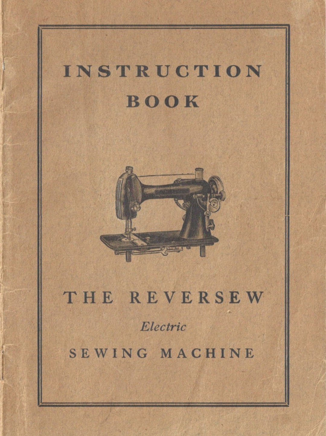 DOWNLOAD the Reversew Electric Sewing Machine Instruction Book Manual ...
