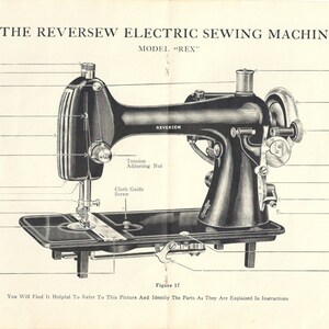 DOWNLOAD the Reversew Electric Sewing Machine Instruction Book - Etsy