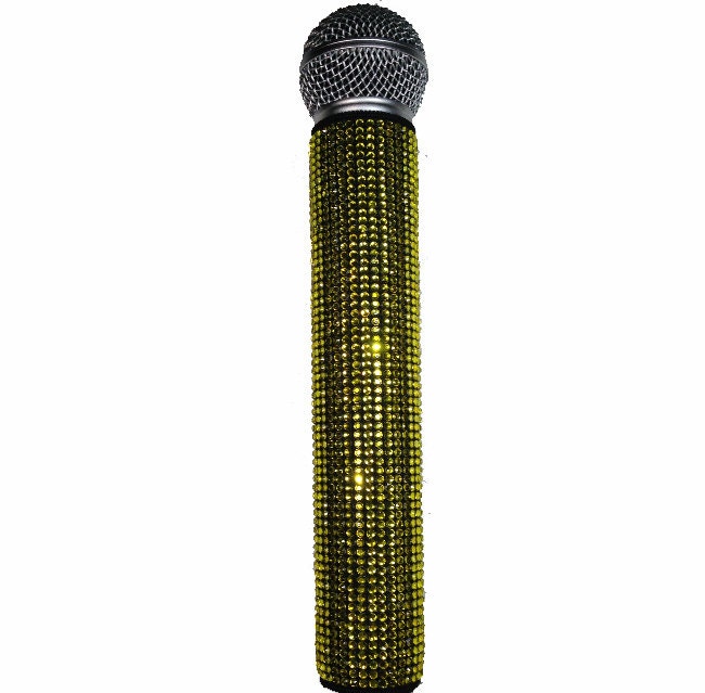 Wireless Rhinestone Bling Microphone Sleeves Mic Sleeve by | Etsy