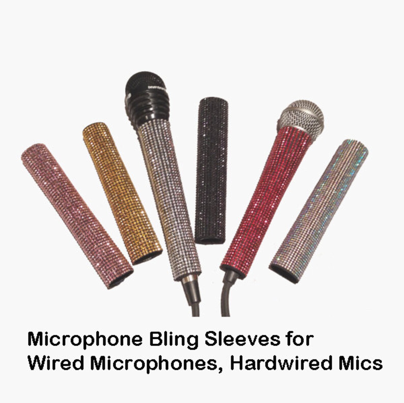 Hardwire Bling Microphone Sleeves Mic Sleeve by Blingcons - Etsy