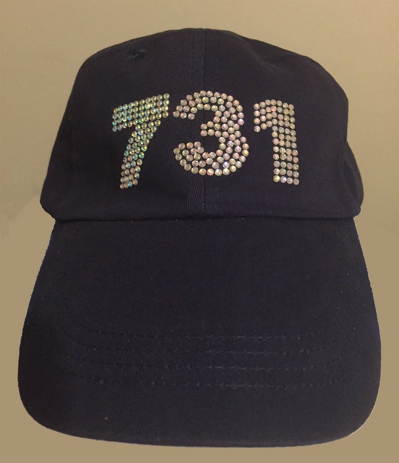 Area Code Bling Custom Design Hat by Blingcons One Size Fits - Etsy