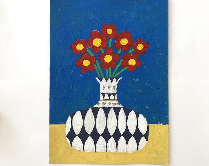 Original Outsider Art on A4 Paper – Abstract & Figurative Painting ...