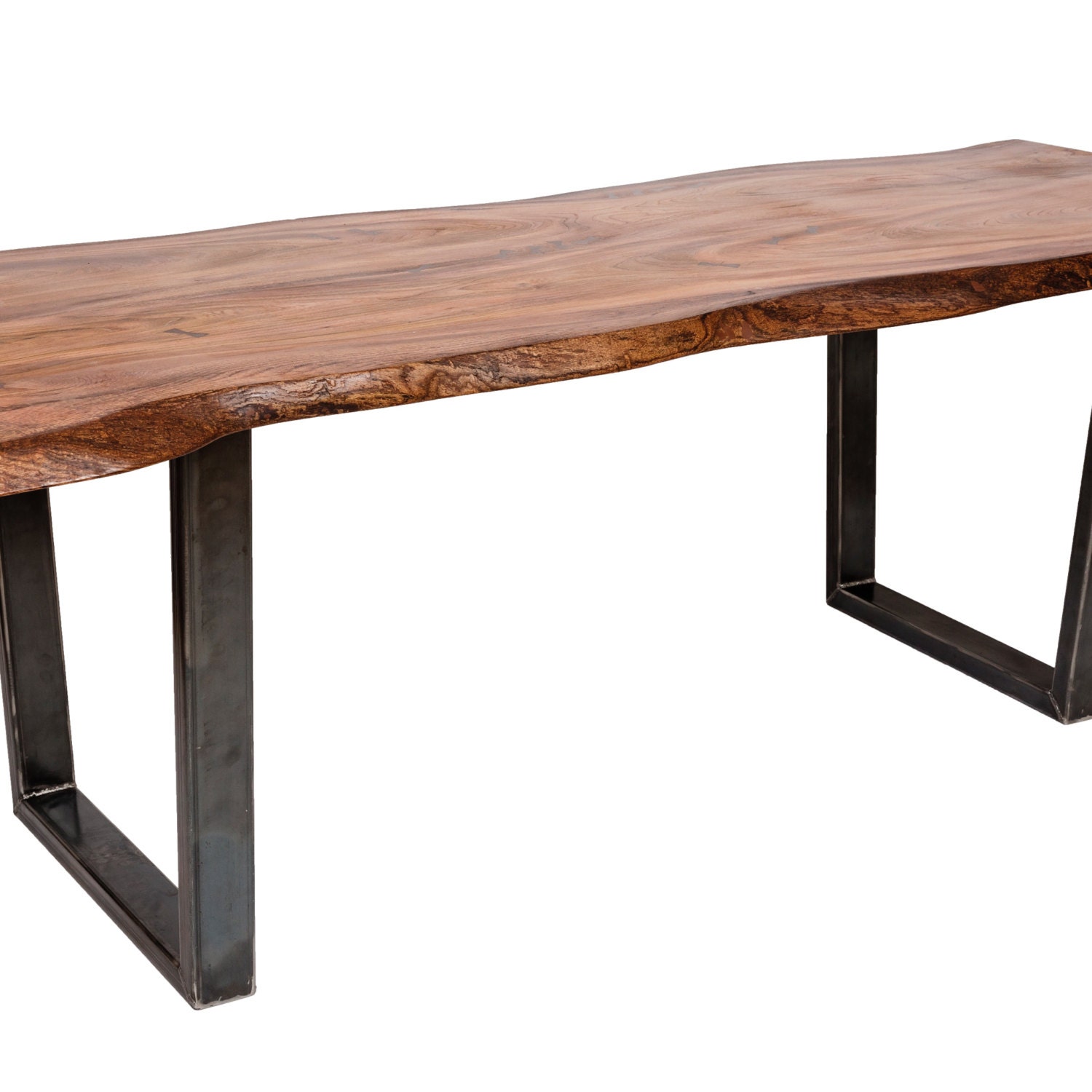 Live Edge Elm Dining Table - Etsy UK