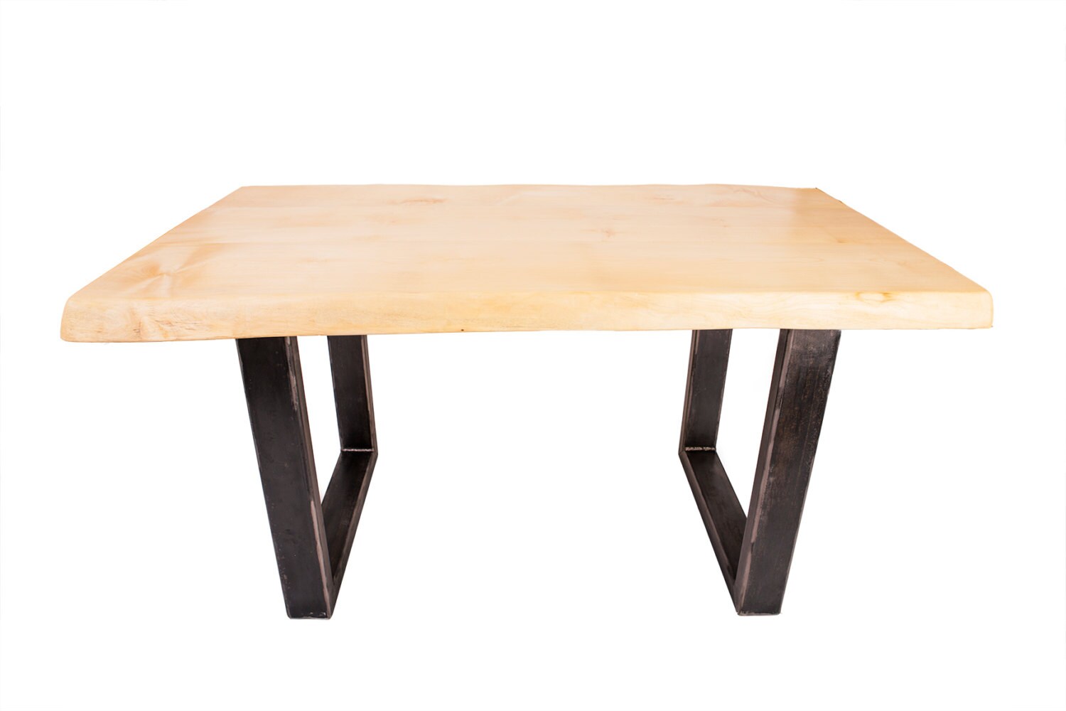 Waney/live/natural Edge Sycamore Dining Table / Desk - Etsy UK