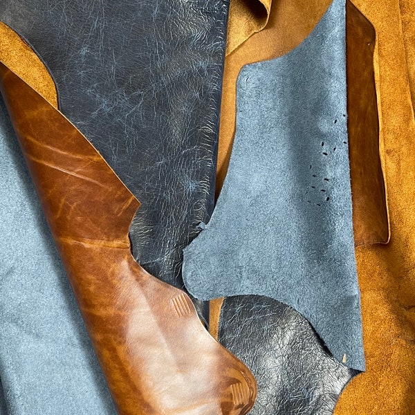 Leather Swatch Sample - Etsy