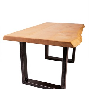 Waney/live/natural Edge Sycamore Dining Table / Desk - Etsy UK