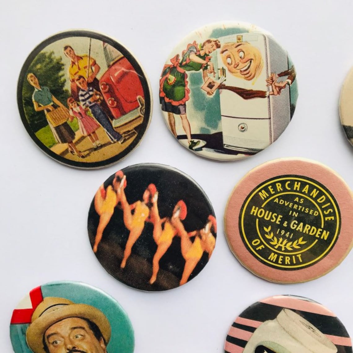 Vintage Button LOT 1: Ten 1950s Pop Culture - Etsy