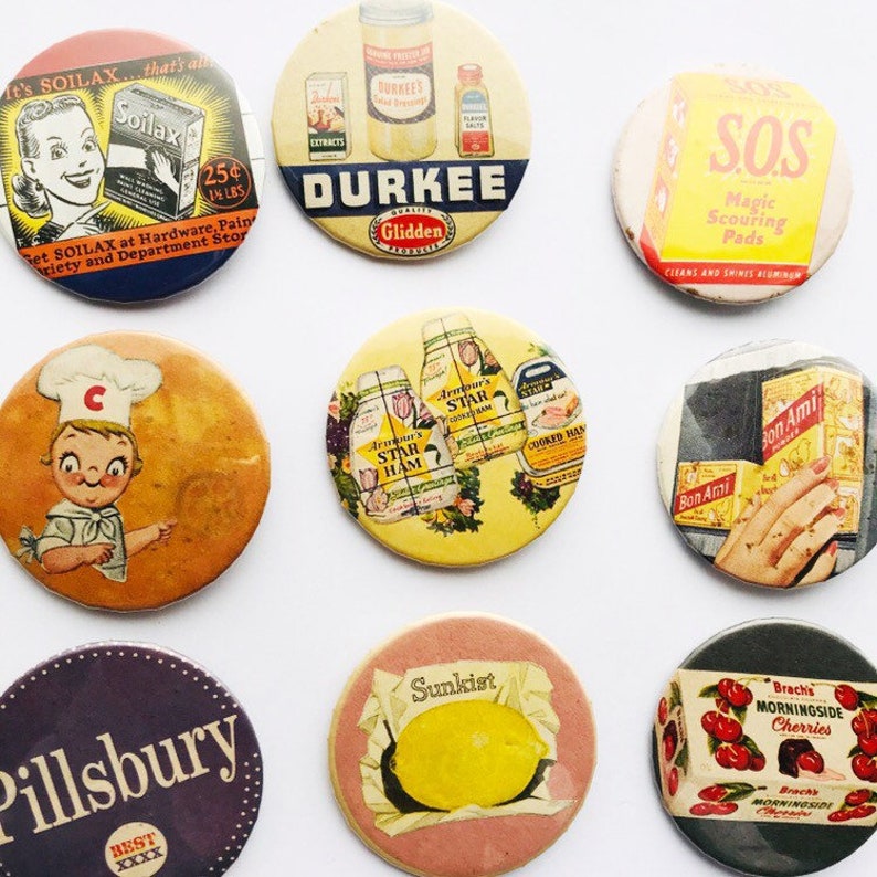 Vintage Button LOT 4: Eleven 1950s 1960s Pop - Etsy