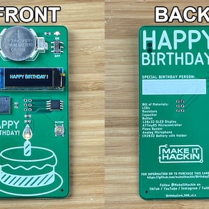Nerdy Birthday Card With Interactive Candle and Sound! - Etsy