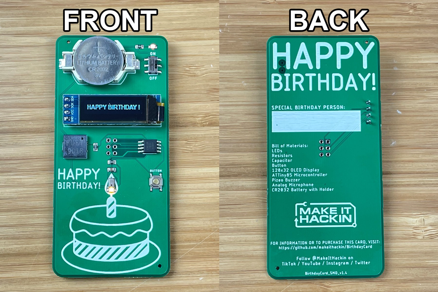 Nerdy Birthday Card With Interactive Candle and Sound - Etsy