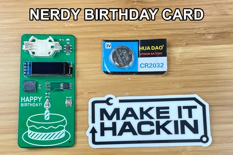 Nerdy Birthday Card With Interactive Candle and Sound - Etsy