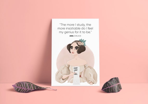 Feminist Gifts Famous Woman Sayings Poster Empowered Women In History ...