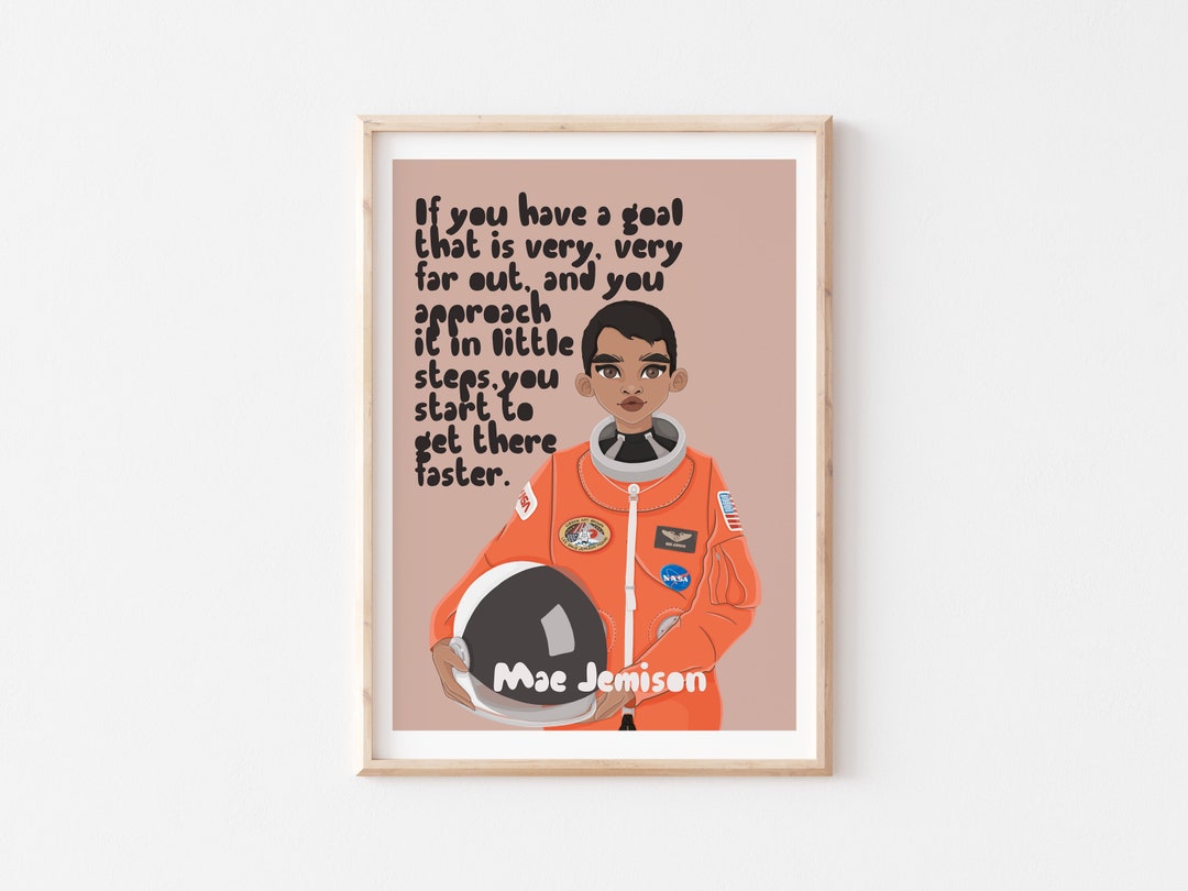 Mae Jemison Wall Art, Women in STEM, Black Female Leaders, Diverse Gift ...